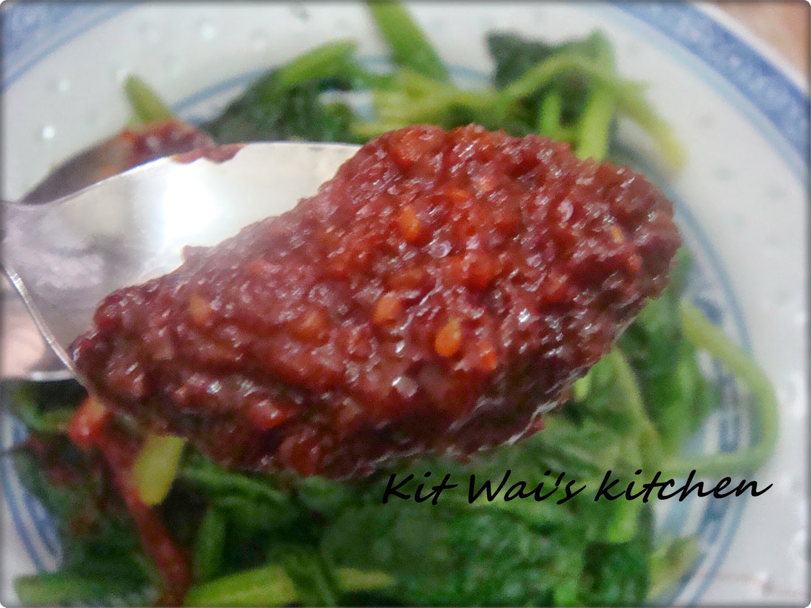 Kit Wai's kitchen : 韩式凉拌菜 ~ Korean Spinach / Shigumchi Namul ( 시금치나물 )