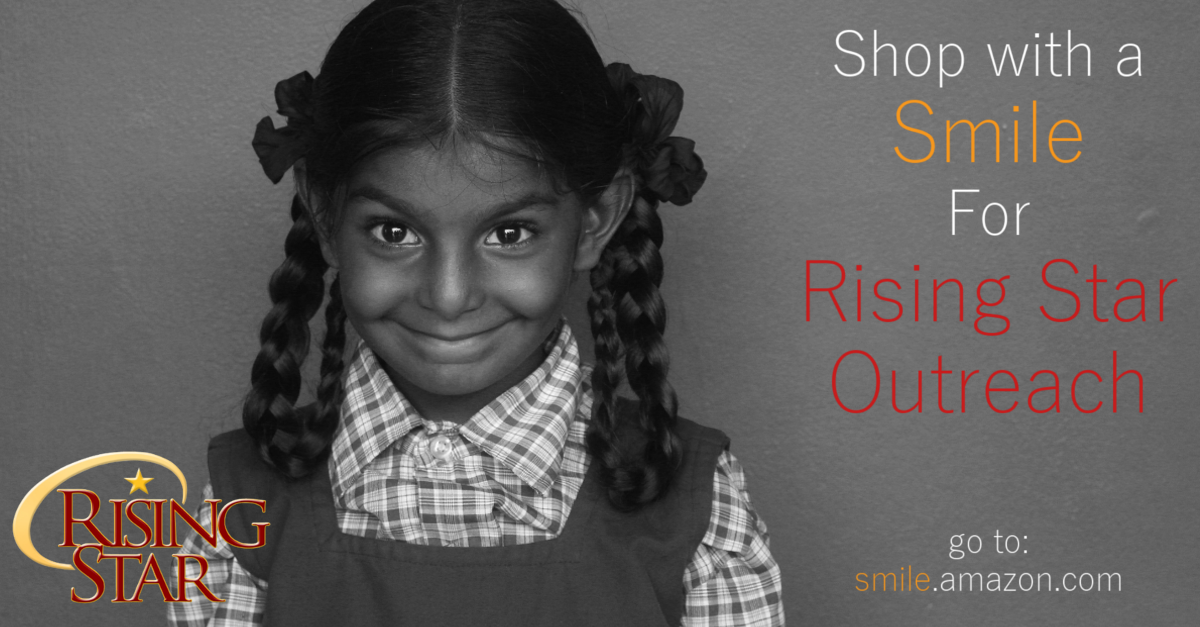 Use Amazon Smile to increase your donations - Rising Star Outreach