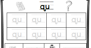 QU Digraph | TJ Homeschooling