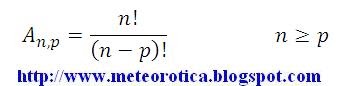 M.E.T.E.O.R.O.T.I.C.A: Fórmulas em Análise Combinatória