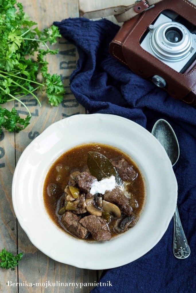 Boeuf Strogonow | Bernika - mój kulinarny pamiętnik