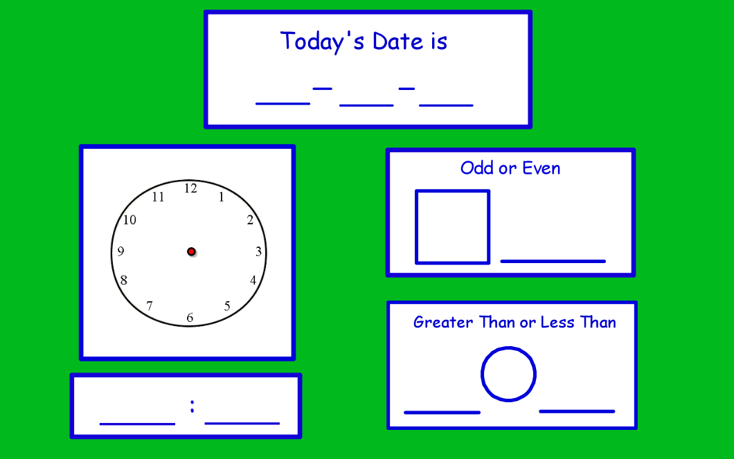 Just Add Clipart: Calendar on the Promethean Board