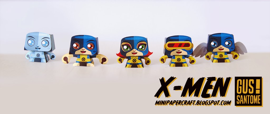 Geek Art Gallery: Papercraft: X-Men Toys
