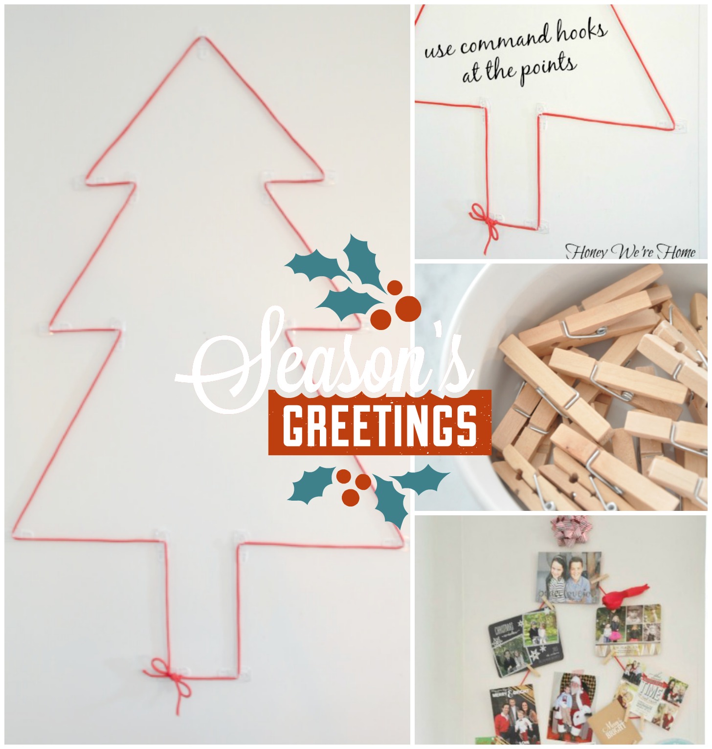 Christmas Tree Card Display • Honey We're Home