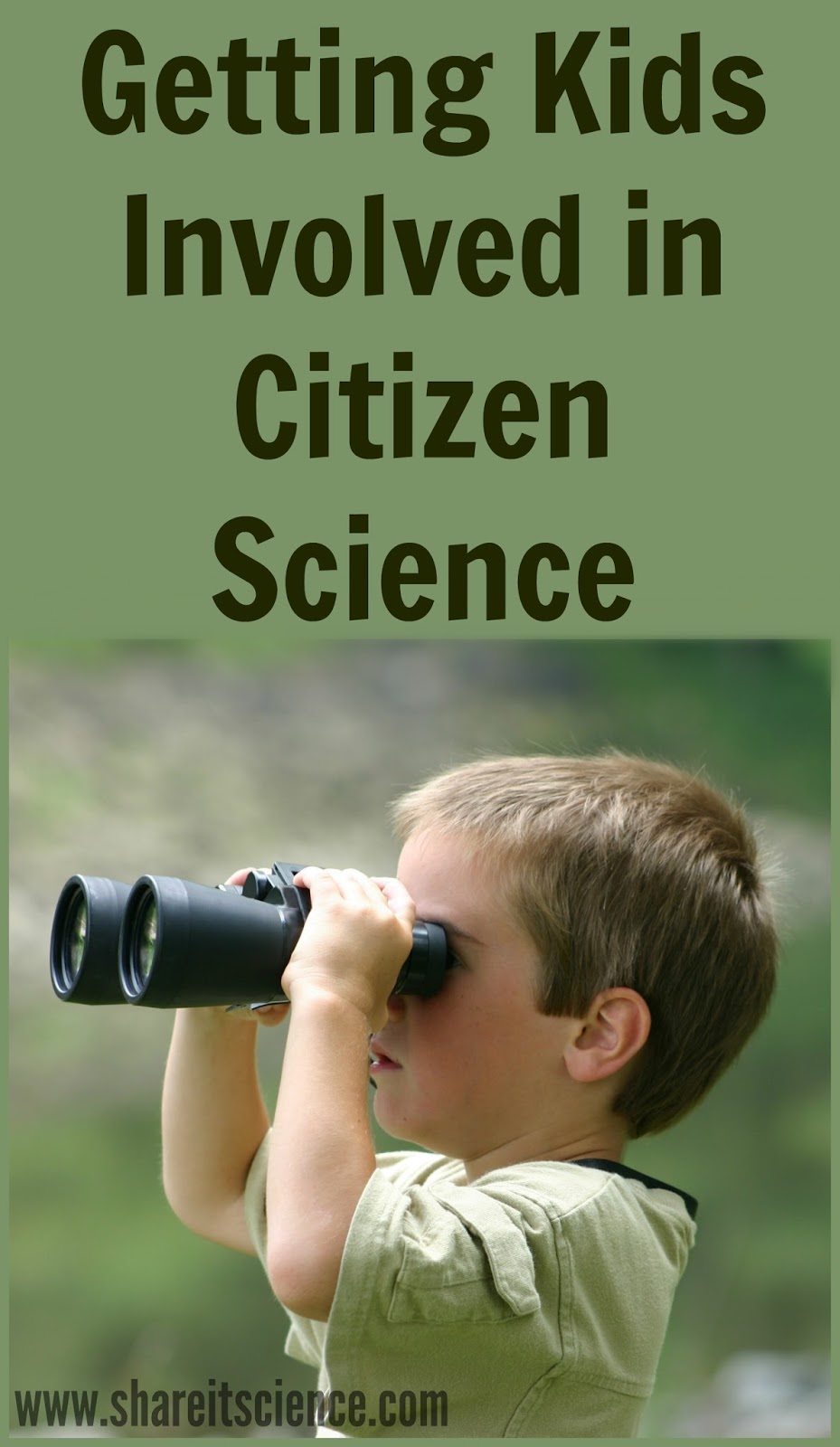 Share it! Science : Getting Kids Involved in Citizen Science