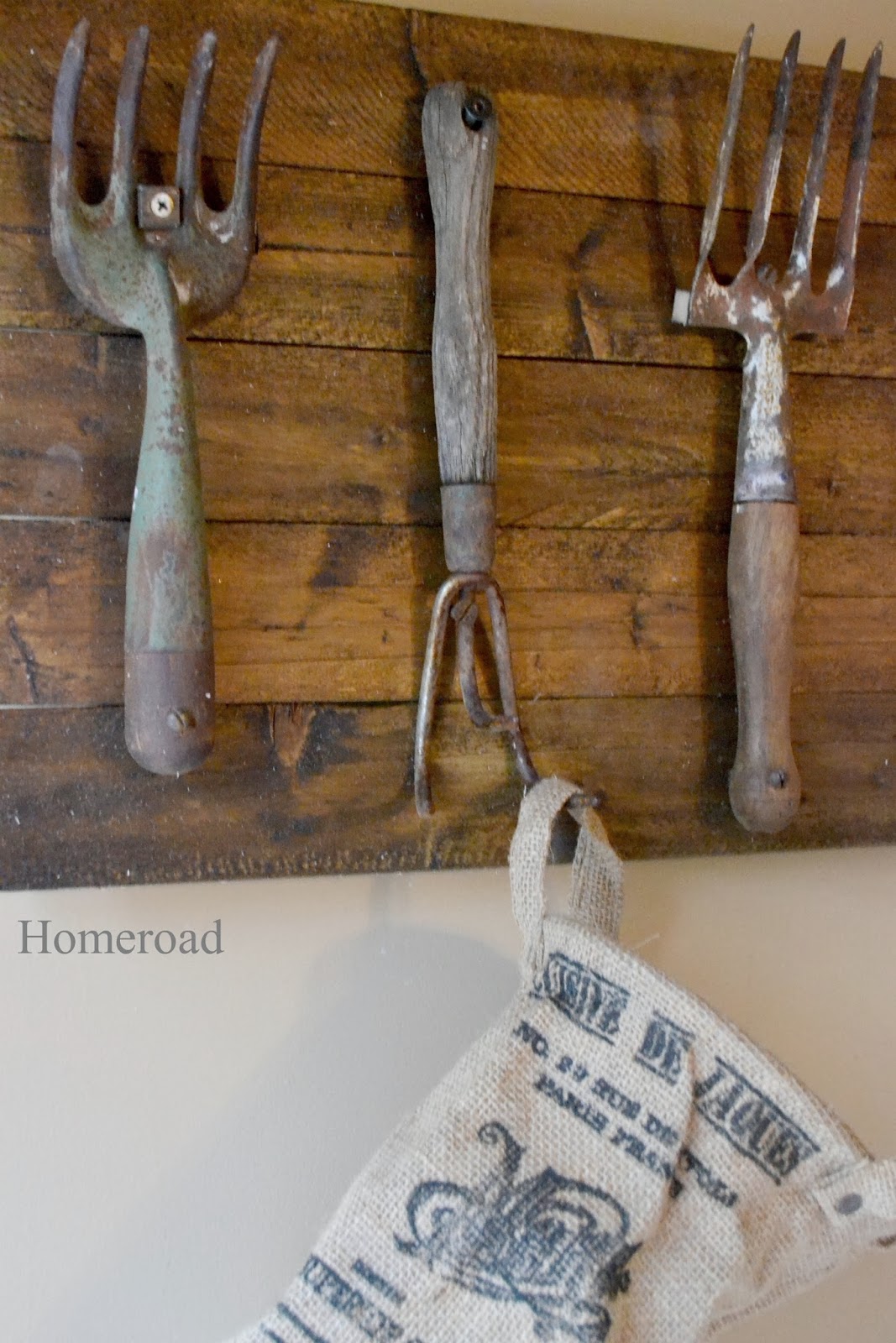 Vintage Garden Tool Hooks