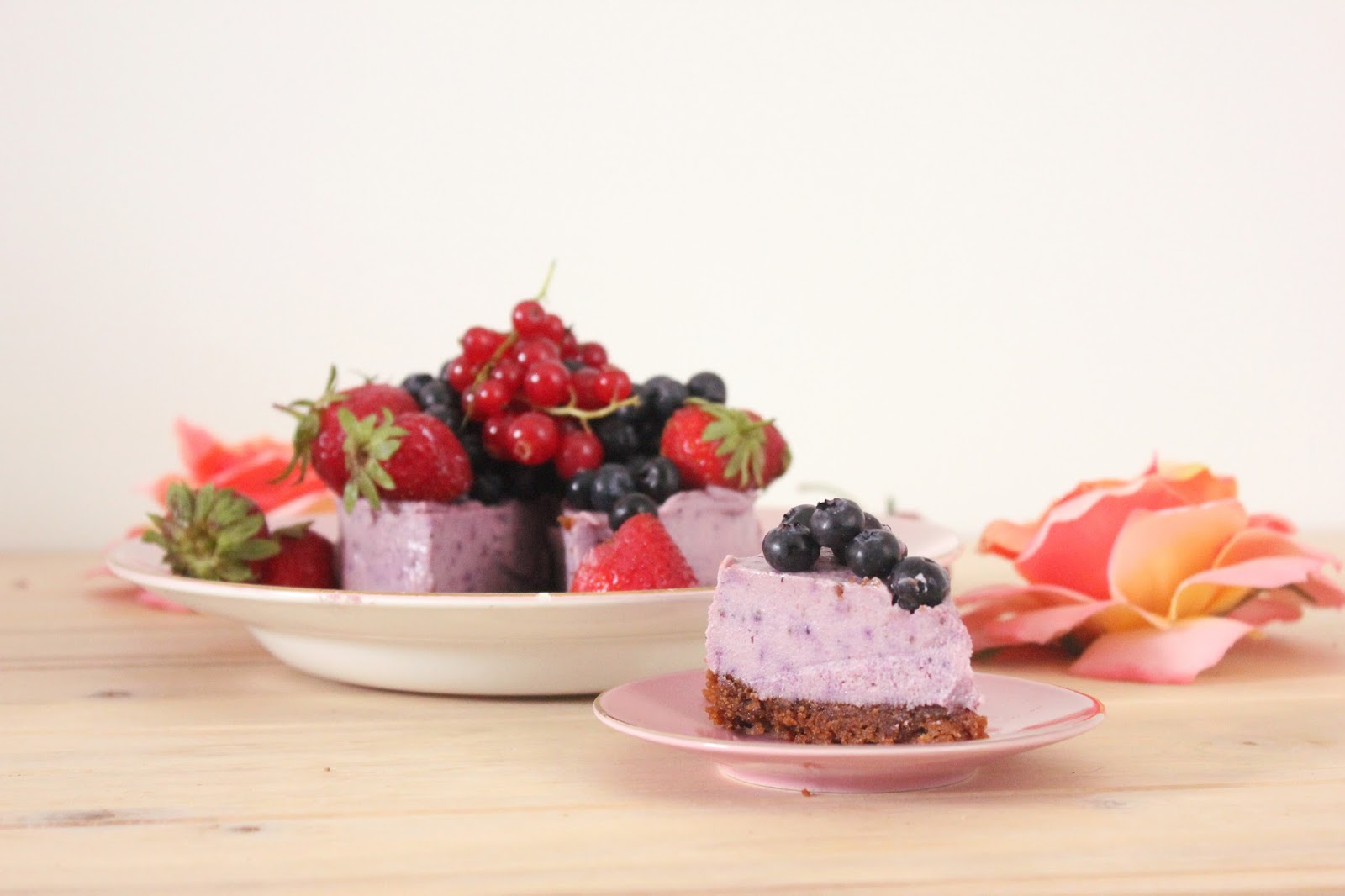 Cheesecake vegan aux fruits rouges