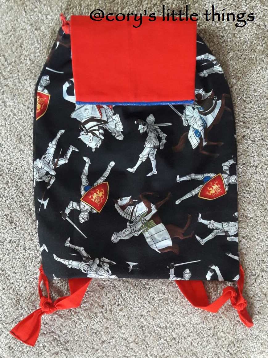 cory's little things: "Knights and Swords" backpack / Rucsac "Cavaleri ...