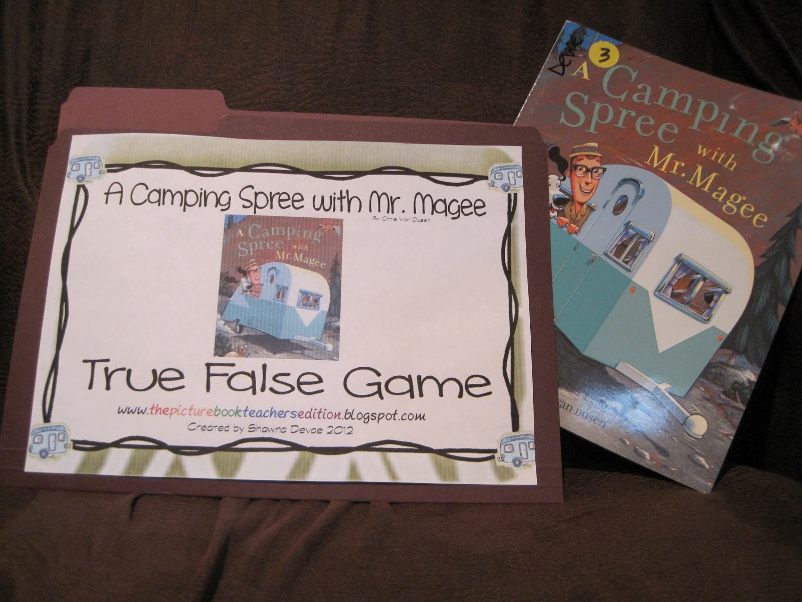 A Camping Spree with Mr. Magee by Chris Van Dusen - Teaching Ideas ...