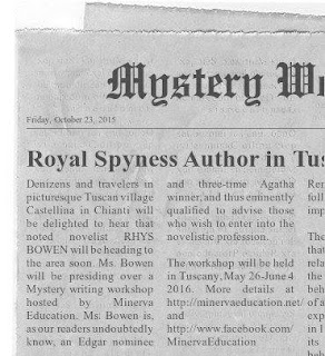 Jungle Red Writers: What We're writing: RHYS CAN:T REVEAL....