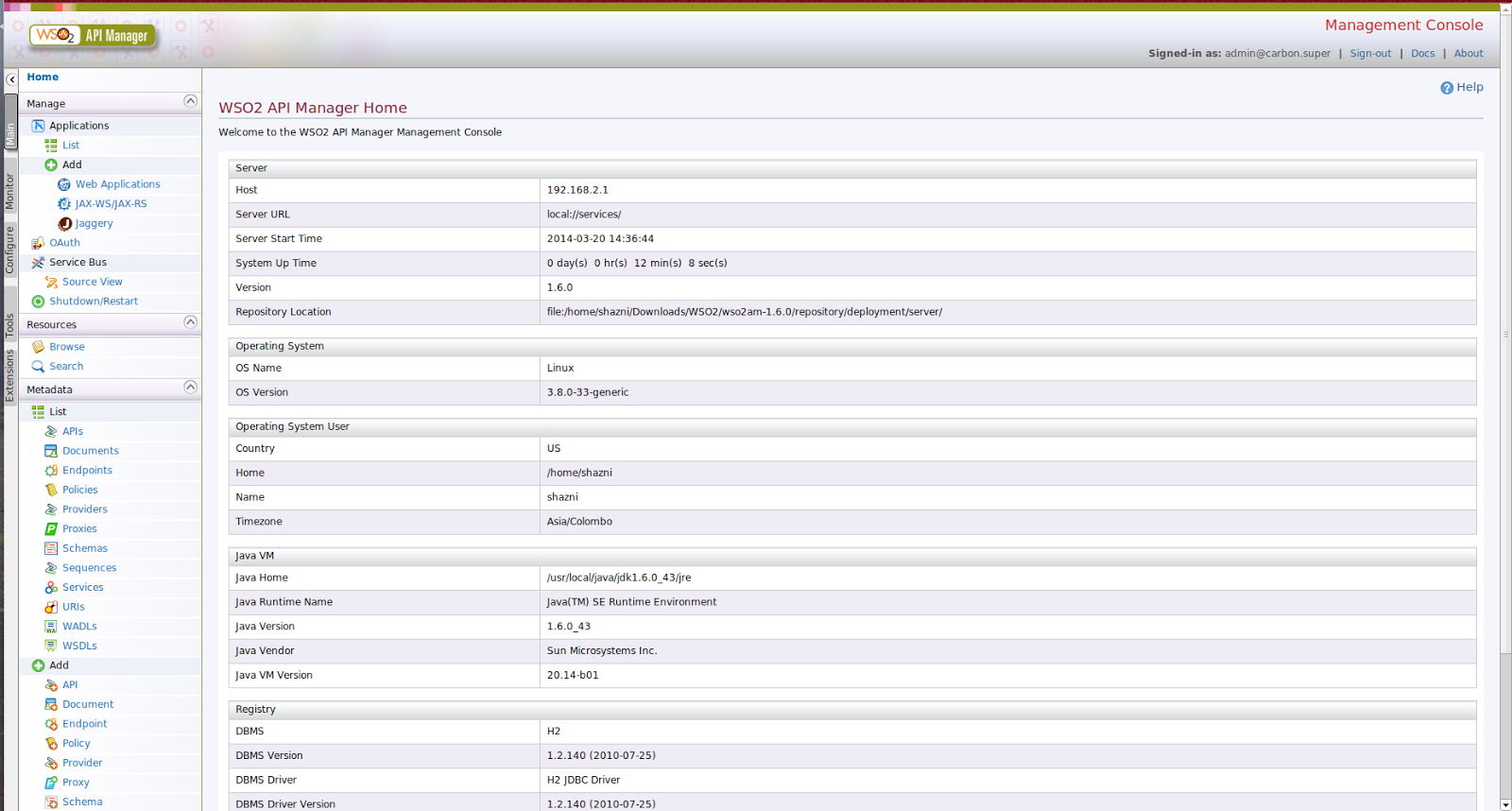 Shaznis Scripts Downloading And Running Wso2 Api Manager