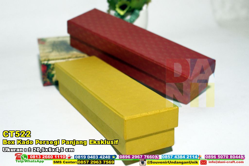 Box Kado Persegi Panjang Eksklusif | Souvenir Pernikahan