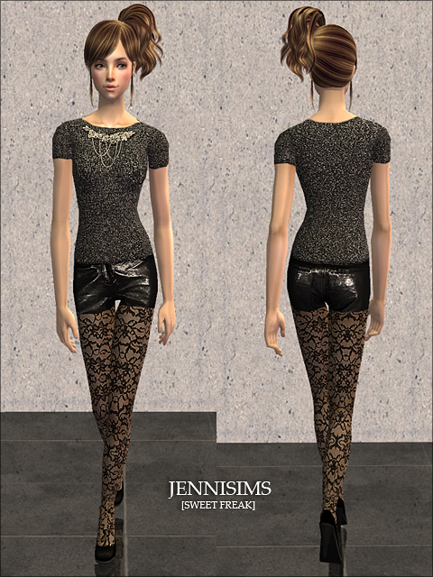 Sweet Freak Sims 2: AF "lace skirt & tights" complete outfits sims 2 ...