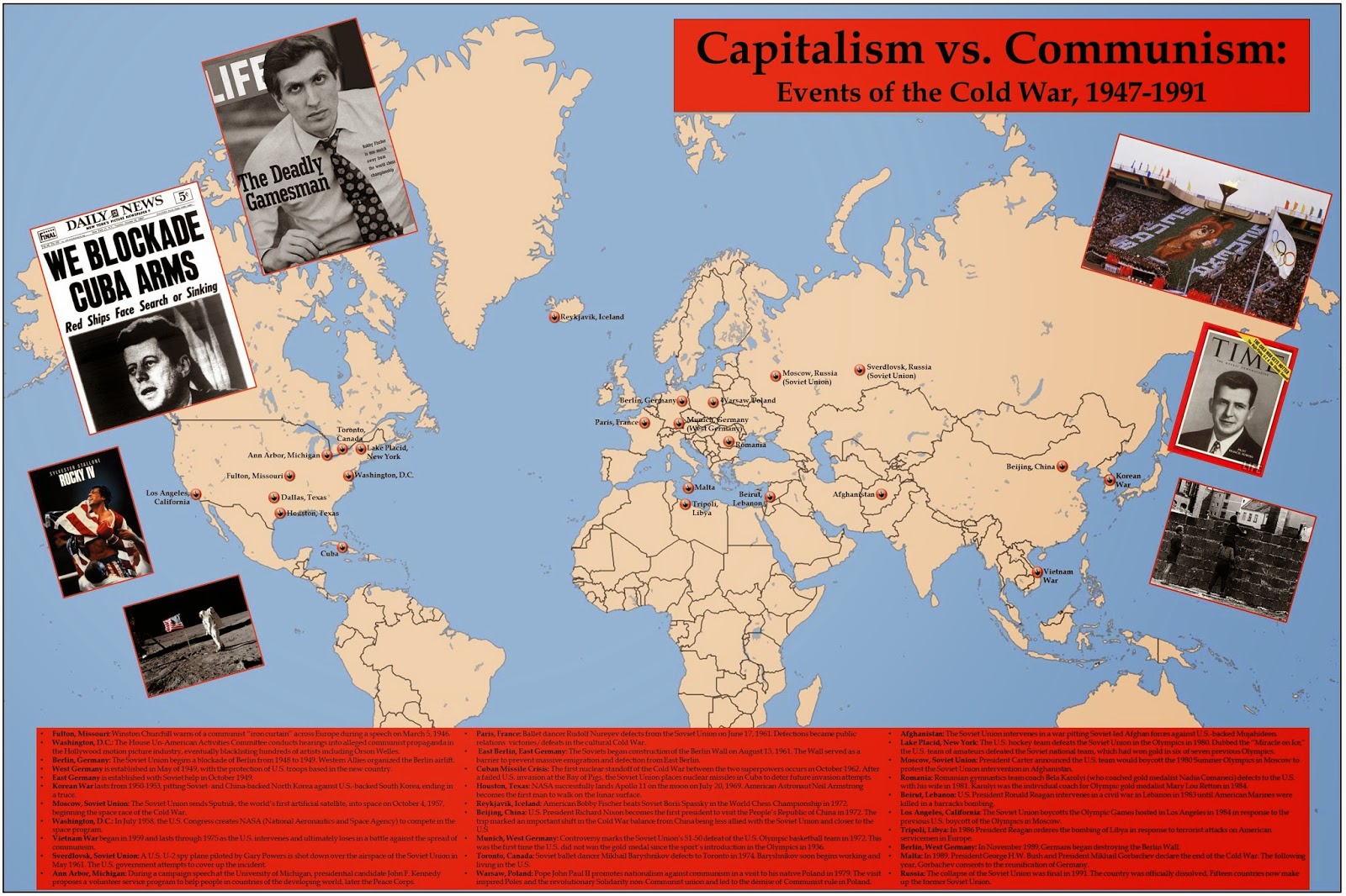 GIS Research and Map Collection: Map of the Cold War Available from Ball State University Libraries
