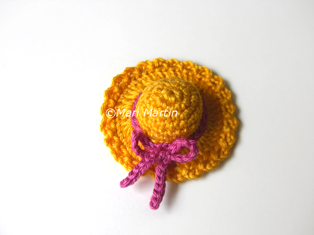 Crochet Mini Summer Hat ~ Crochet Colorful