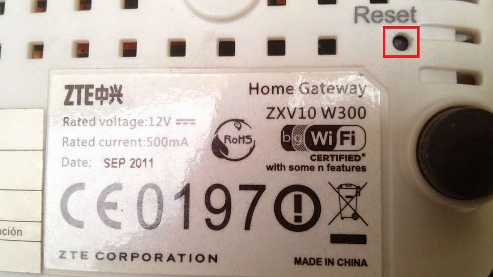configurar modem zte zxv10 w300 telefonica argentina