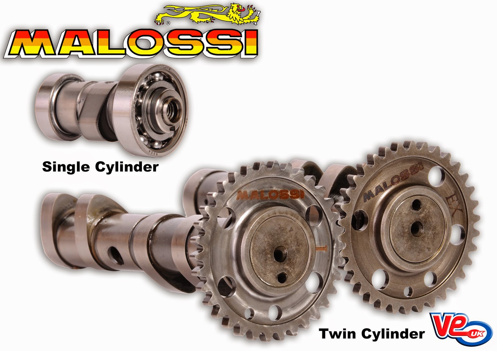 VE Scooter Spares: Malossi Power Cams For 4T Scooters & Moto 125's