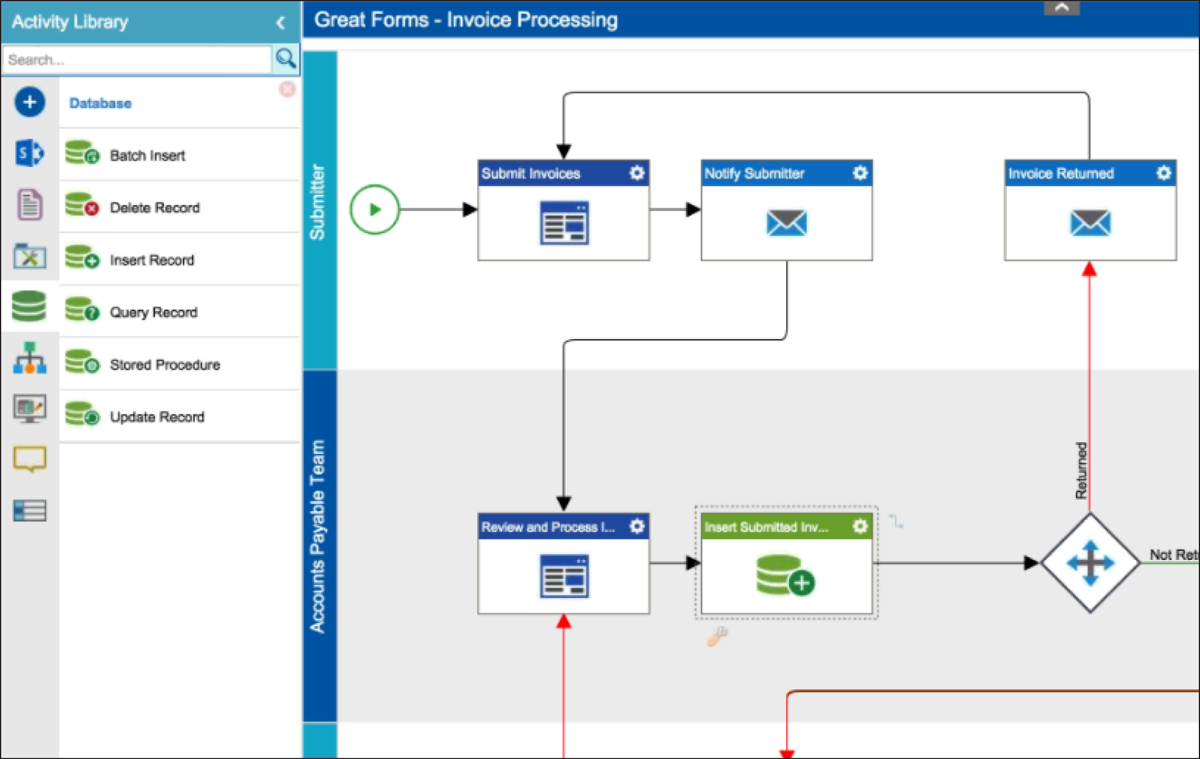 AgilePoint NX: Formulareditor („eForms Builder“)
