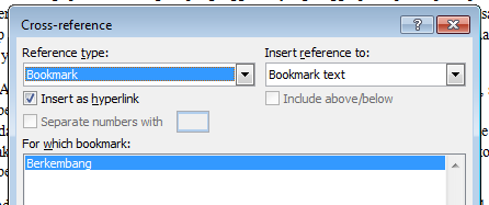 Fungsi Hyperlink, Bookmark, Cross-Reference di Ms. Word - Office Praktis