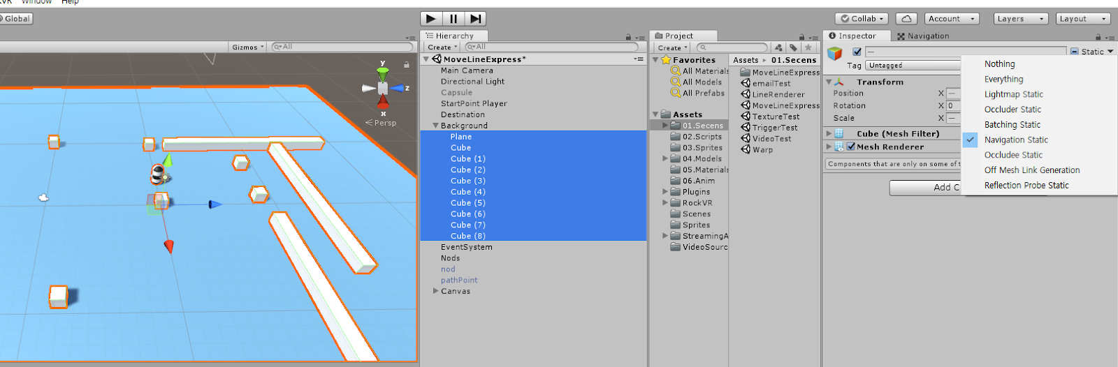 unity - Find Target Object like Movement Designator 이동지시처럼 타겟 오브젝트 찾기