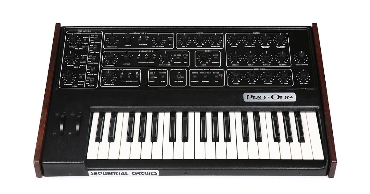 MATRIXSYNTH: Sequential Circuits Pro One Analog Synth SN 1935