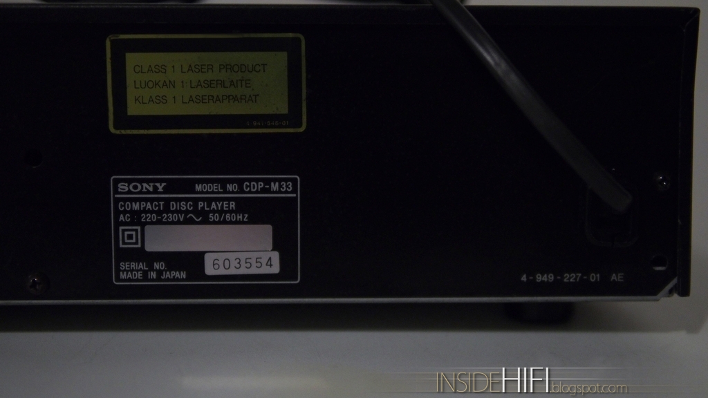 Inside Hi-Fi: Sony CDP-M33