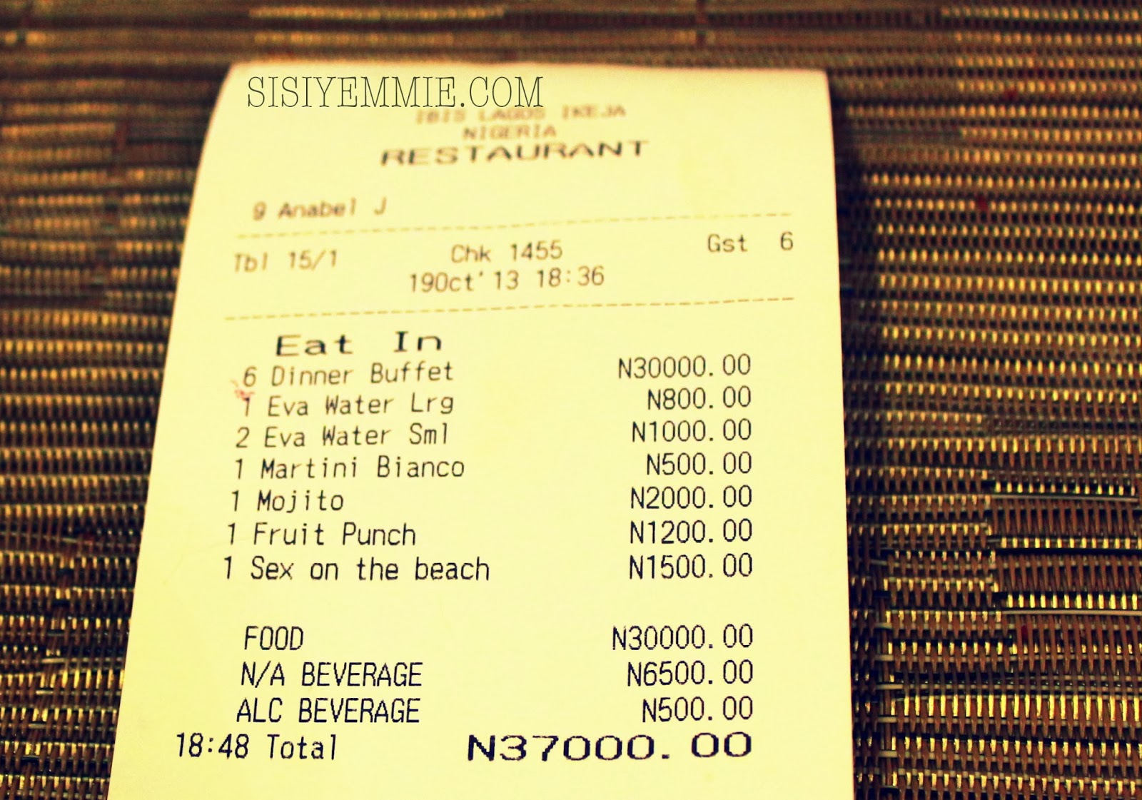 REVIEW - IBIS HOTEL IKEJA - BUFFET!!! - SISIYEMMIE: Nigerian Food ...