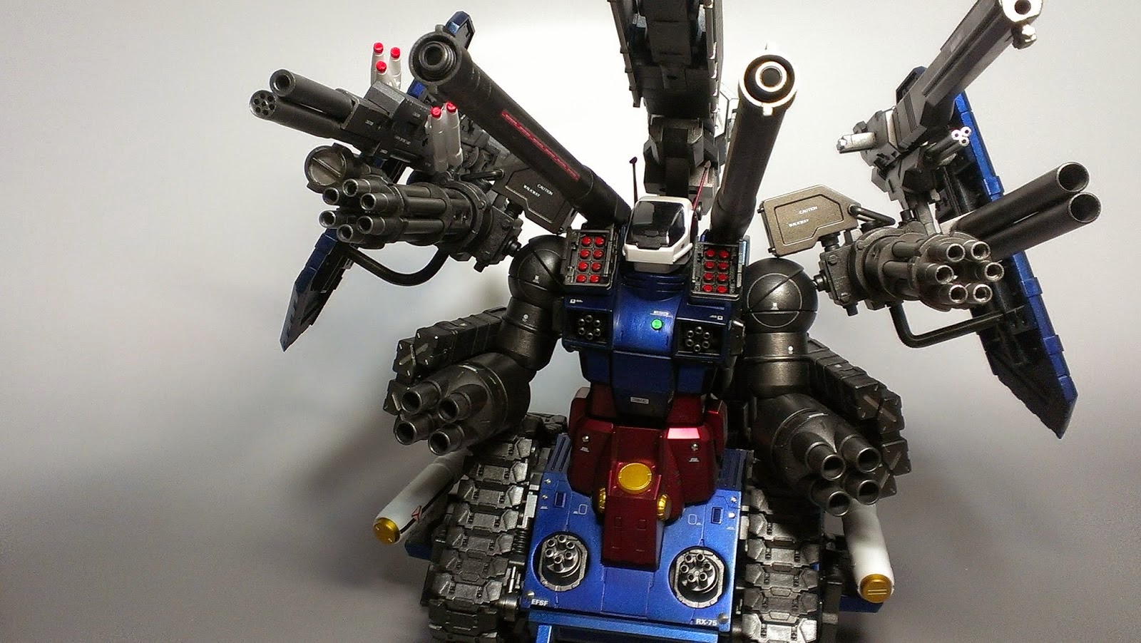 MG 1/100 RX-75 GUNTANK Kai "Gun Cluster" Custom Build