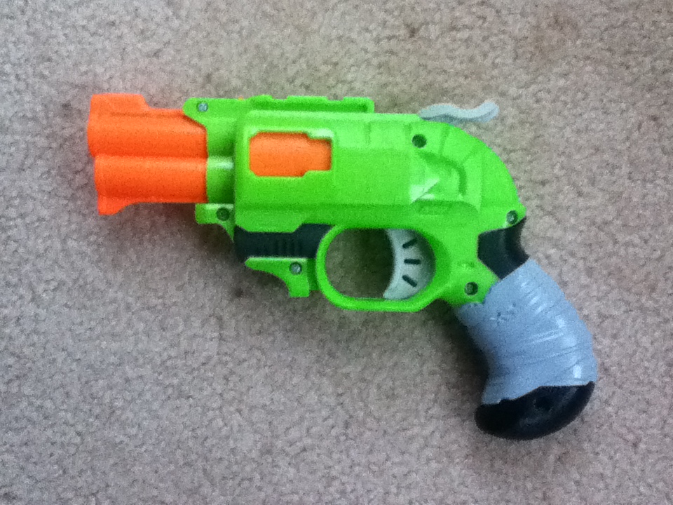 Outback Nerf: Review: Nerf Zombie Strike Doublestrike (grey trigger Aus)