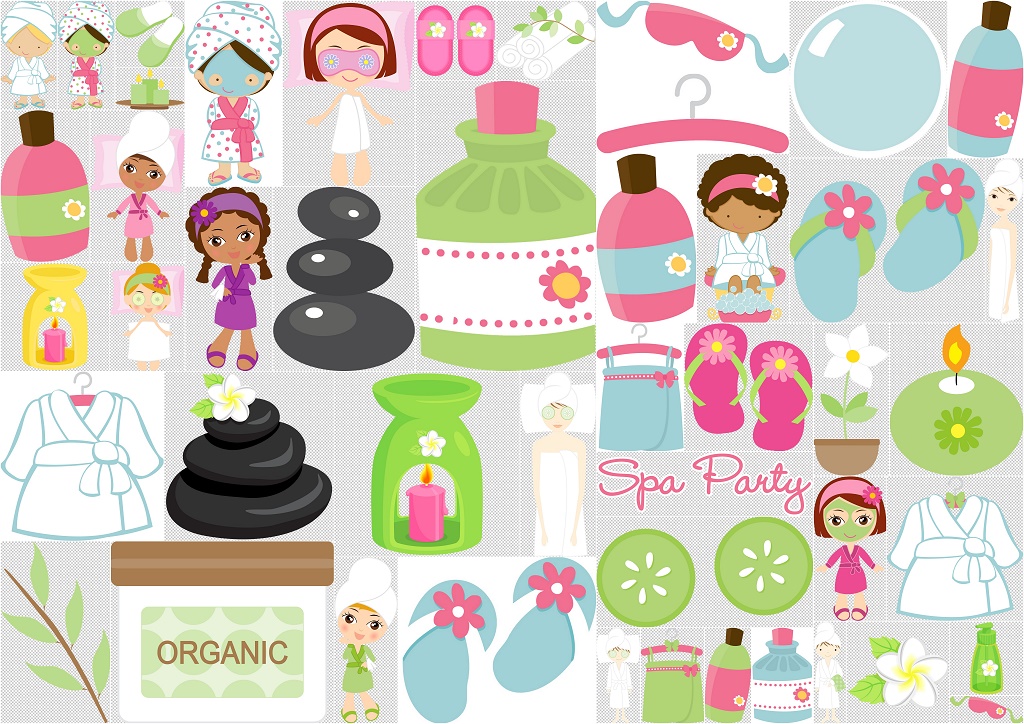 Spa Party Clip Art. | Oh My Fiesta For Ladies!