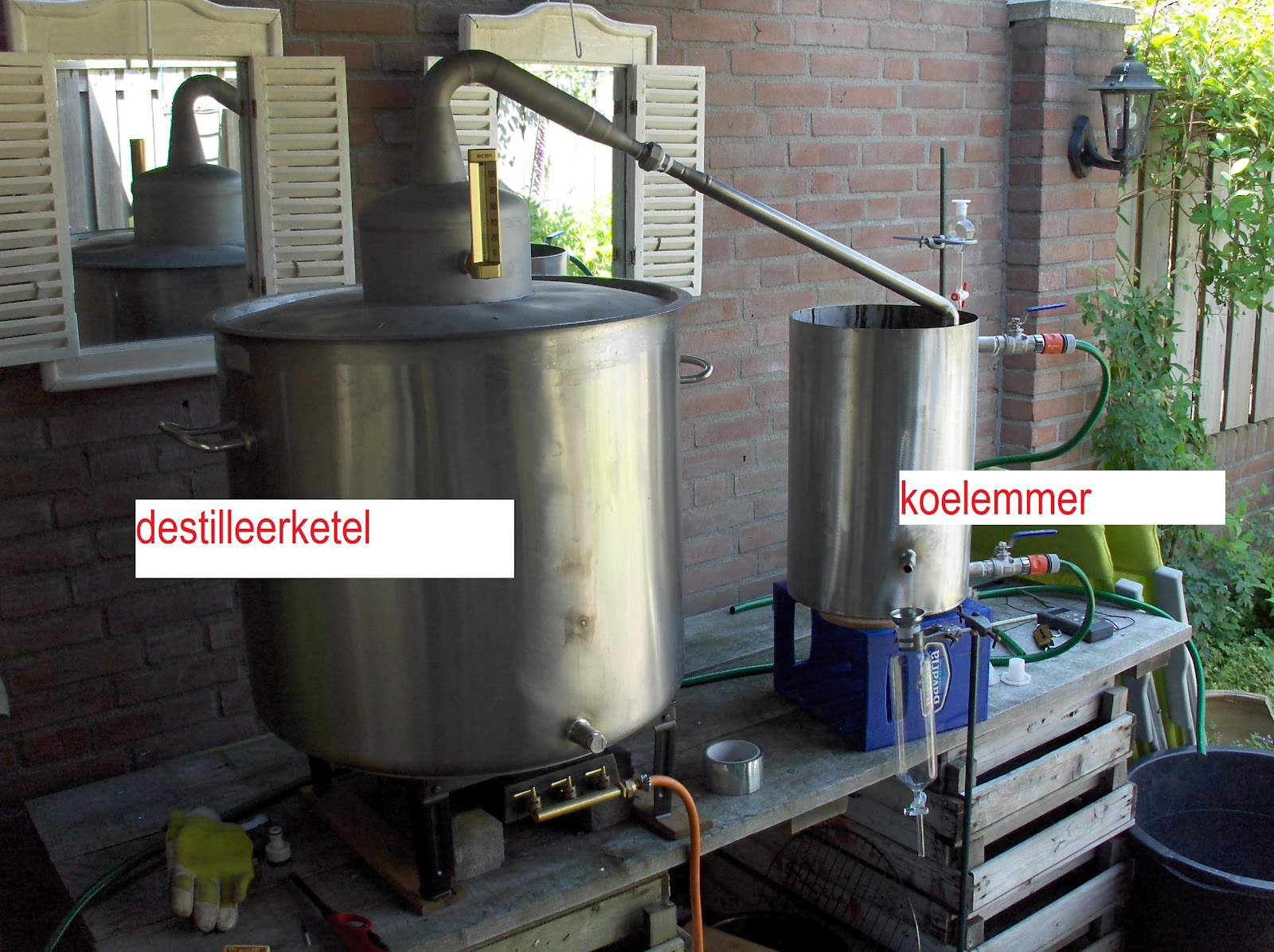 indekoperenketel: Larix destilleren deel 2