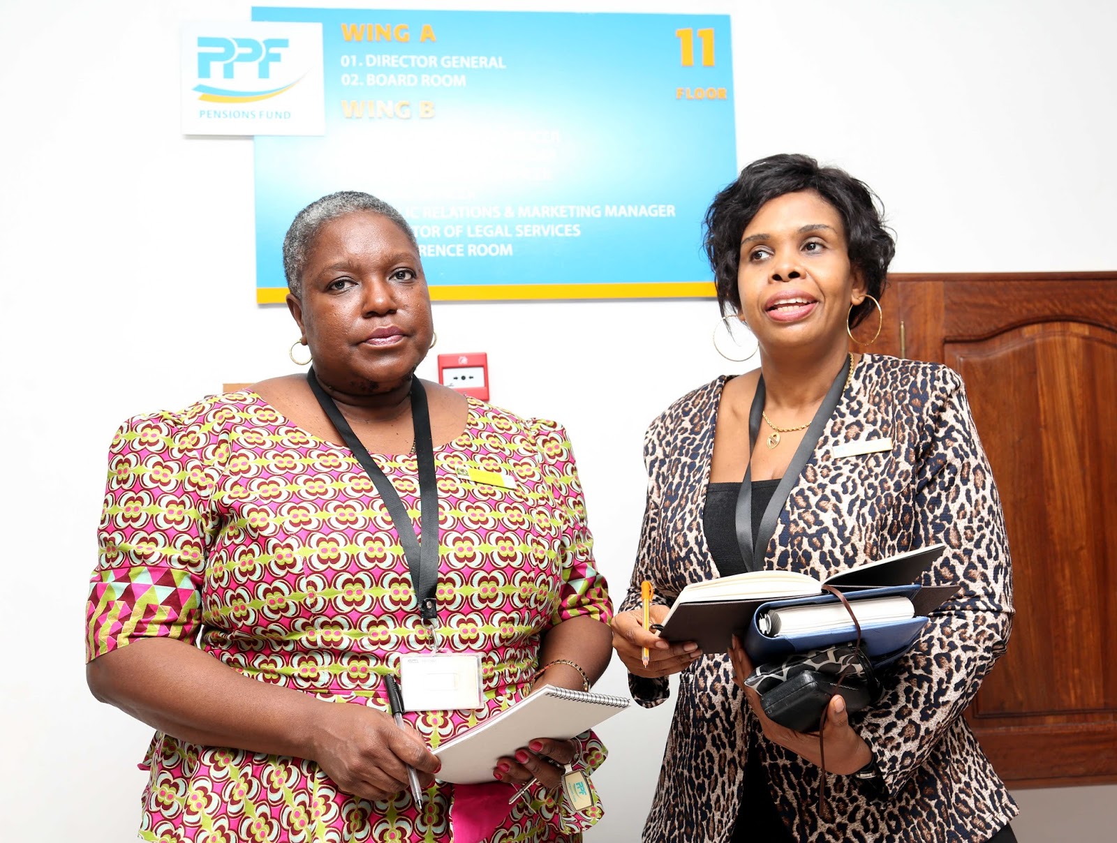 MATUKIO @ MICHUZI BLOG: DG WA PPF WILLIAM ERIO AUNGANA NA WAFANYAKAZI ...