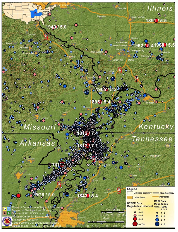 Fault Line Map Of North America - United States Map