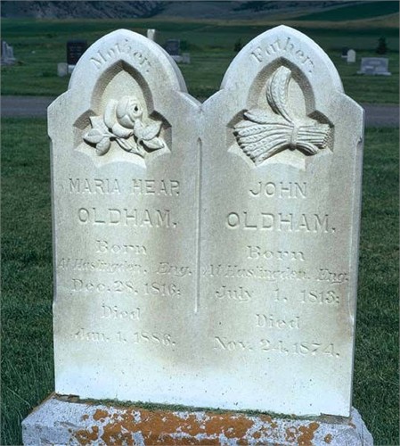Schow-Bickmore Histories: JOHN OLDHAM and MARIA HEAP