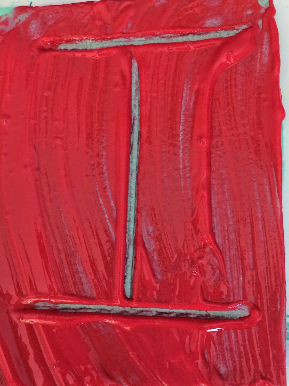 Mini Monets and Mommies: Printing Letters: A Paint Project for Artsy Kids