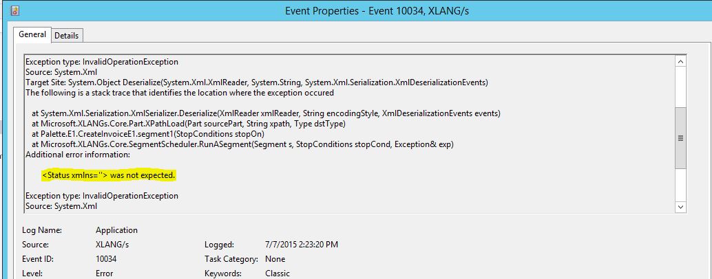 There Is An Error In The Xml Document Invalidoperationexception