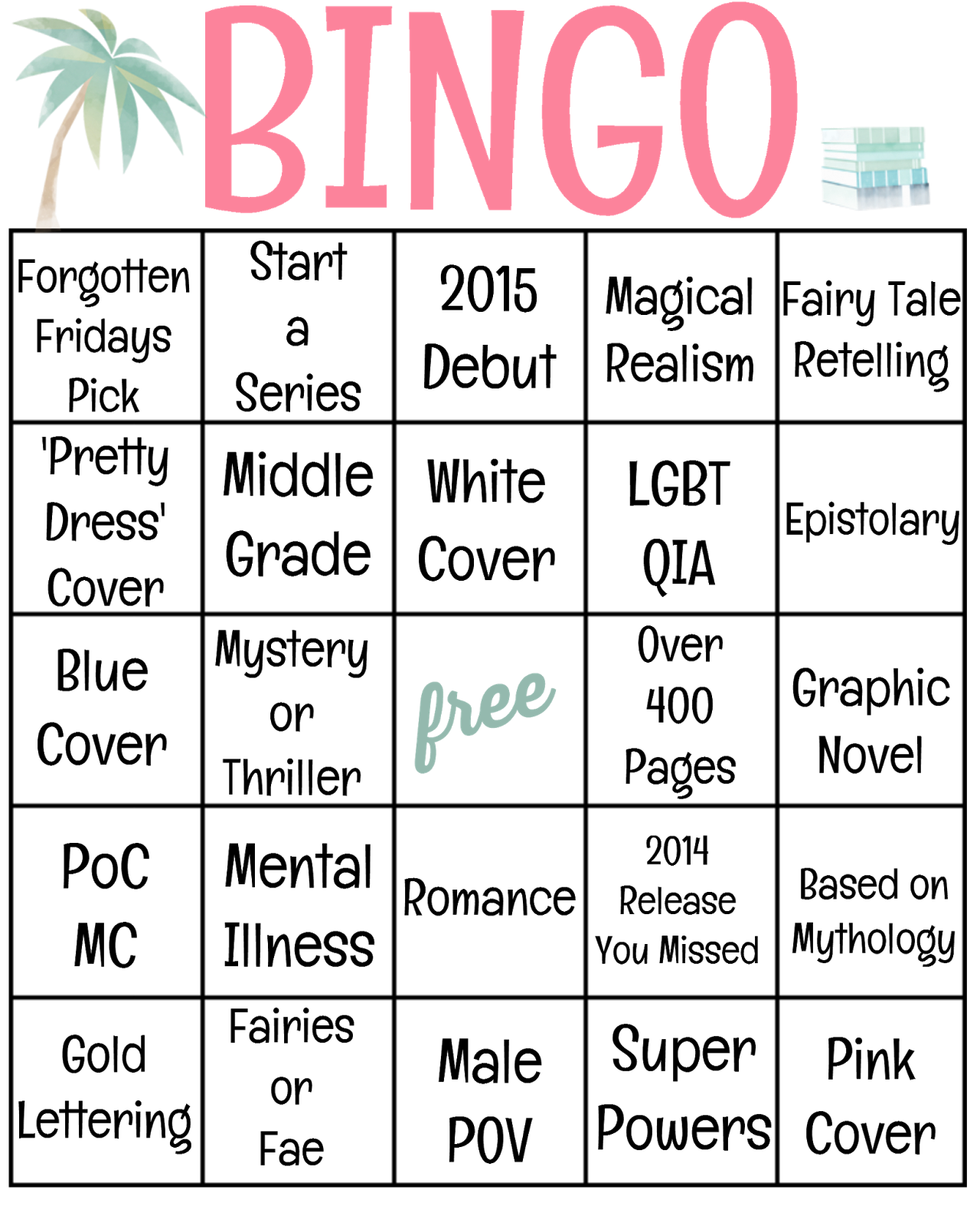 Du Livre: [Book Bingo] January-March, 2015