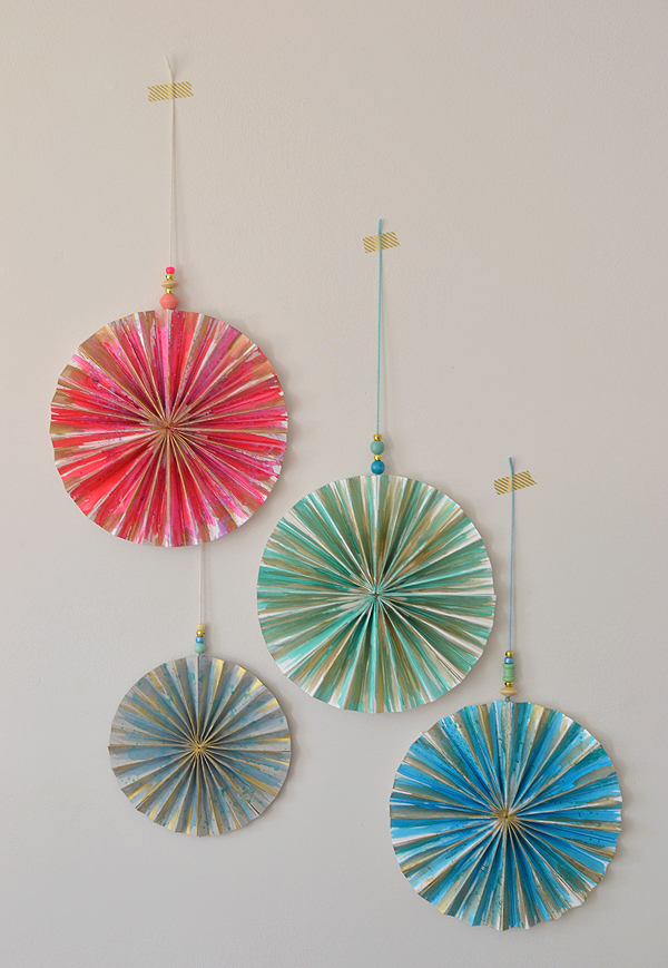Hanging Pinwheels | Munchkins and Mayhem