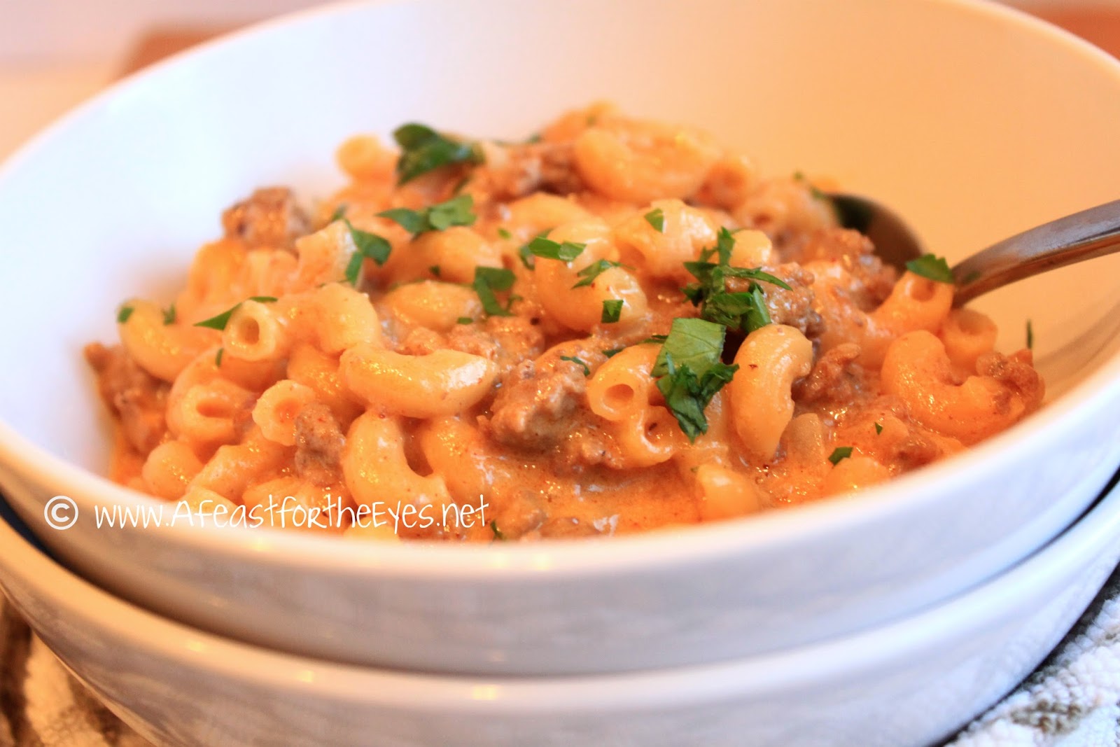 Homemade Cheeseburger Hamburger Helper (One-Pot Wonder) - A Feast For ...