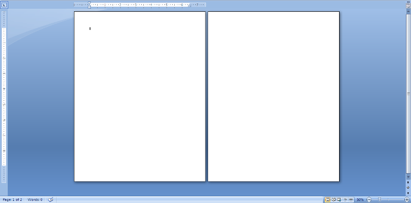 yOgi Ukarmadi: Merubah posisi kertas Potrait ke Landscape pada office 2007