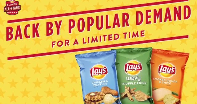 Lay's Brings Back Three Limited-Time Flavors Including Chicken and Waffles
