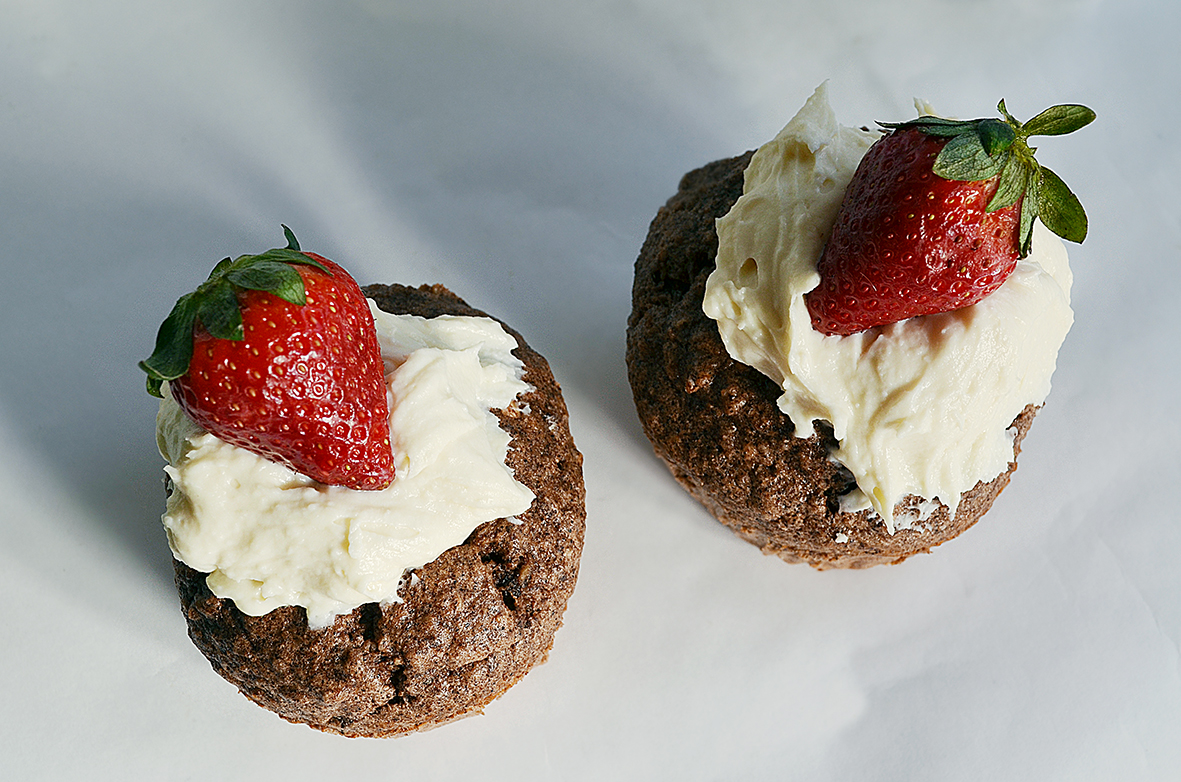 Cupcakes Fit de Chocolate y Banana