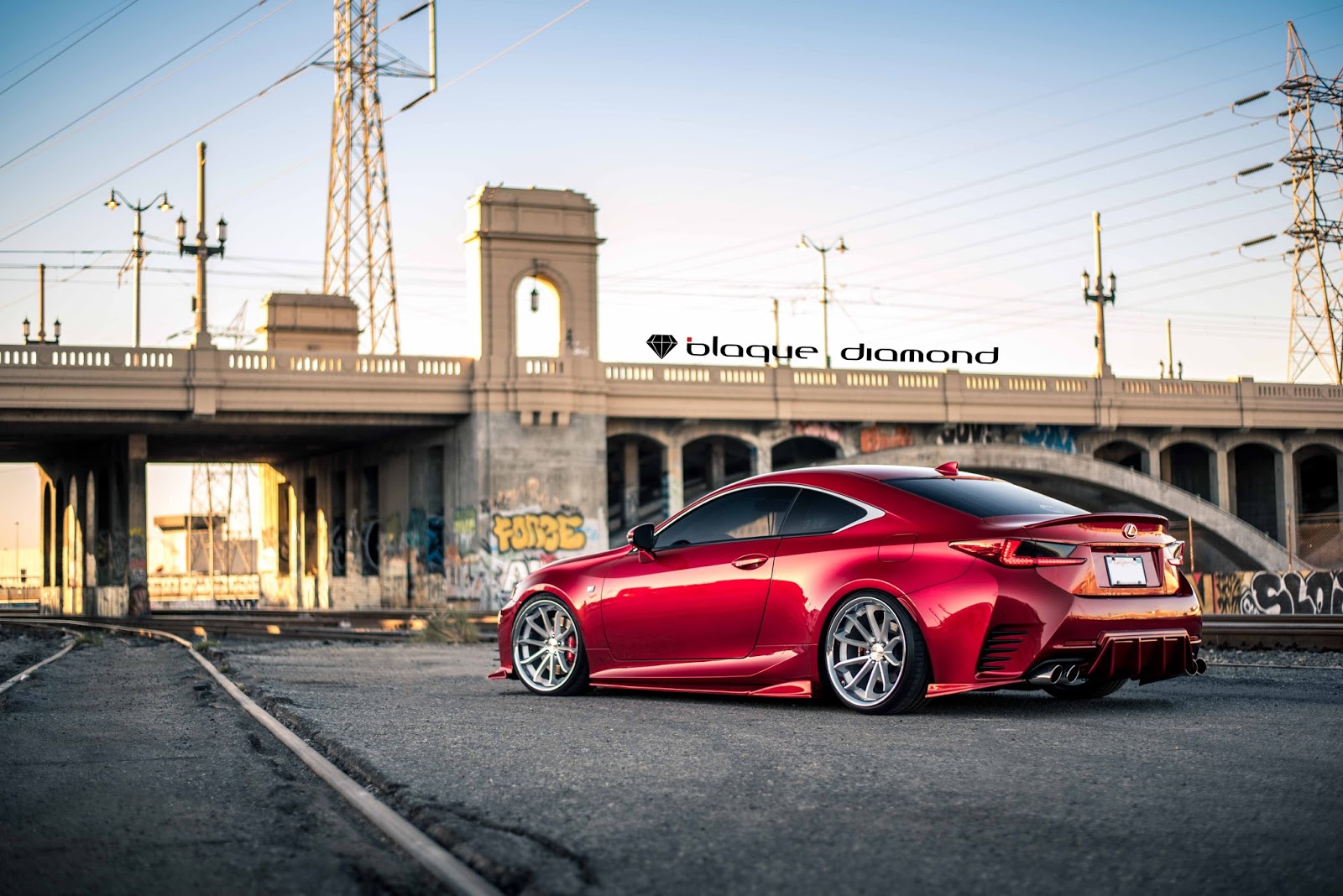 2015 Lexus RC350 With 20" BD-23’s in Silver Machine Face