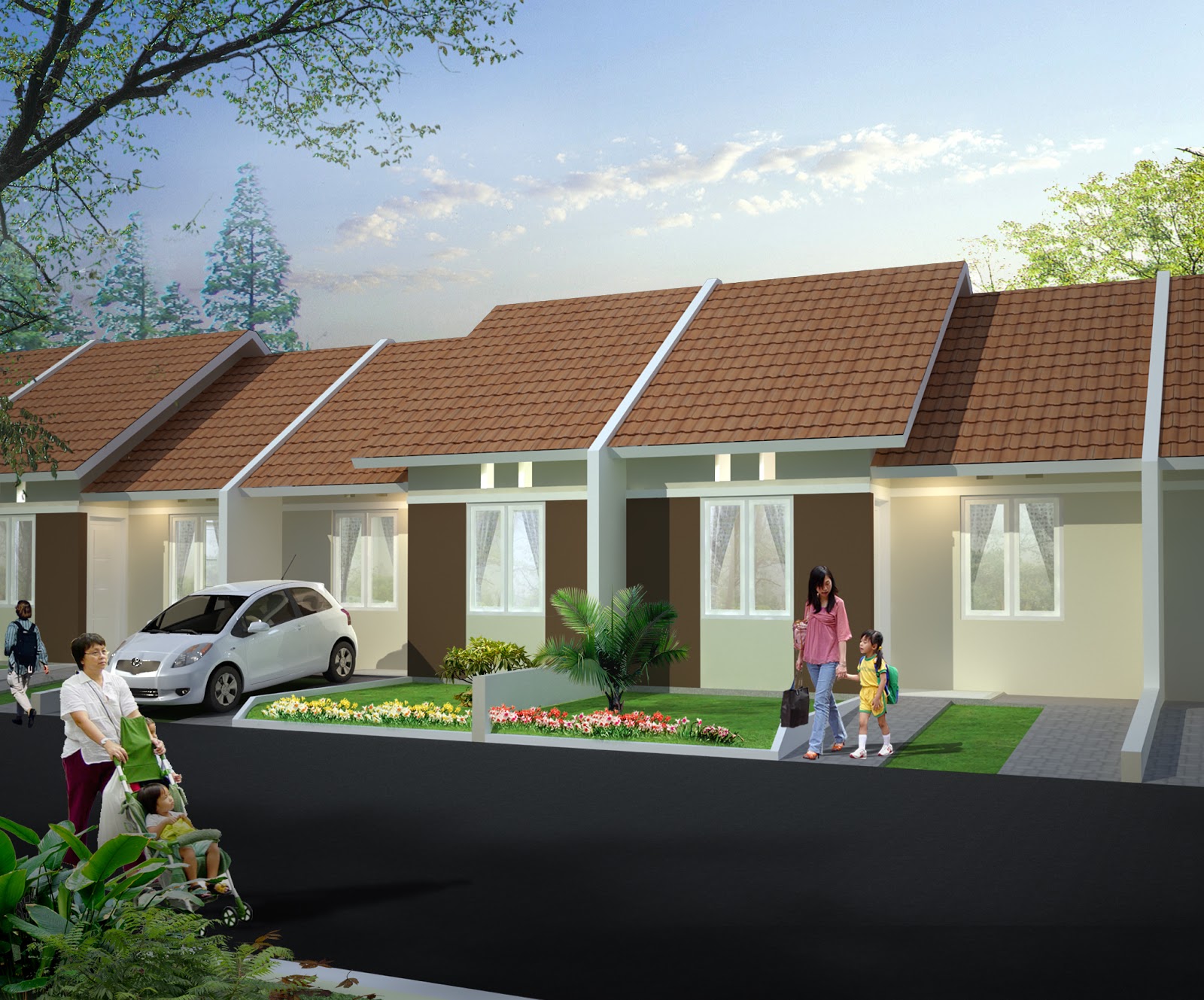 Rumah Tipe 36 Tanah 72 Minimalis Modern | Jasa Tukang Bangunan, Jasa ...