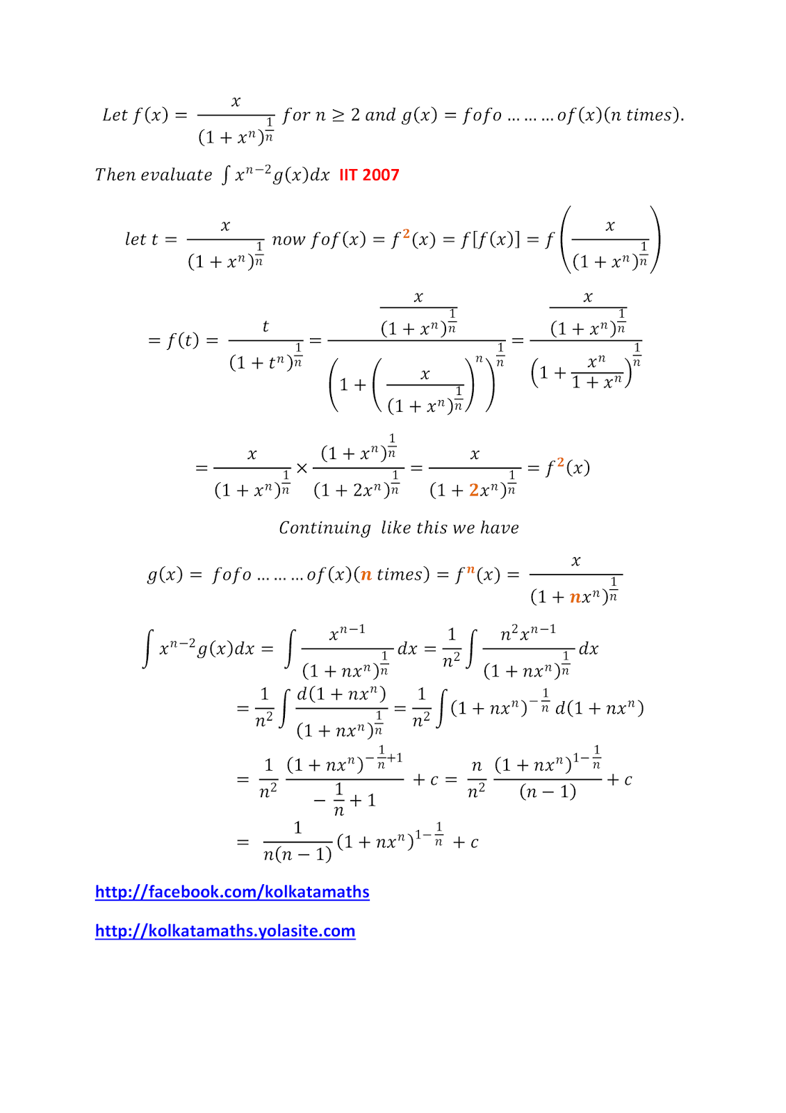 Prime Maths: Integration