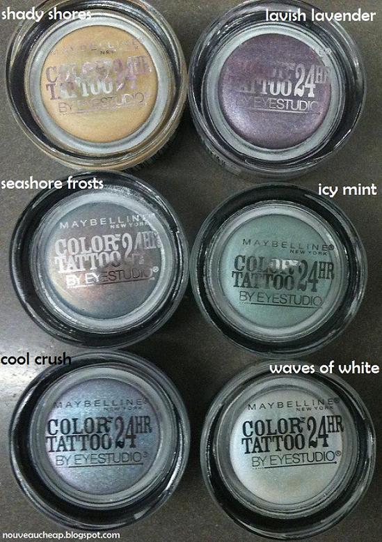 Swatches: Summer 2013 Limited Edition Color Tattoos | Nouveau Cheap