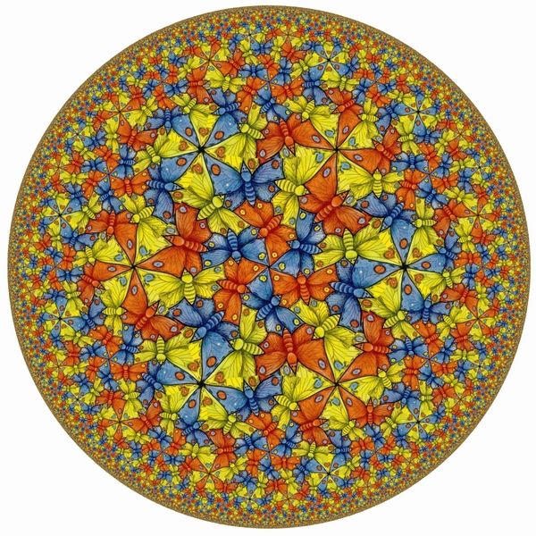 Escher: Limite Del Cerchio I- IV Ed Esplorazione Dell'Infinito - Matem ...