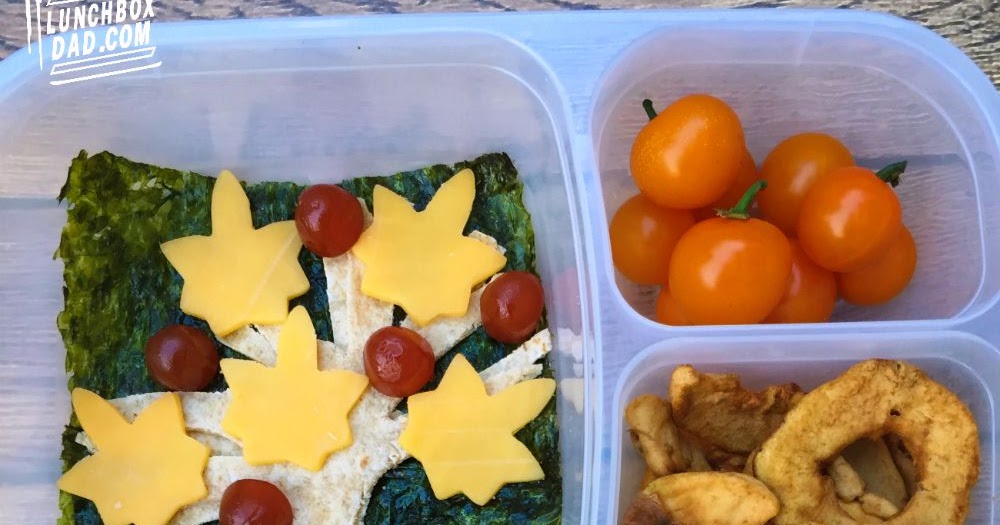 Lunchbox Dad: Learn to Make a Fall Apple Tree Lunch