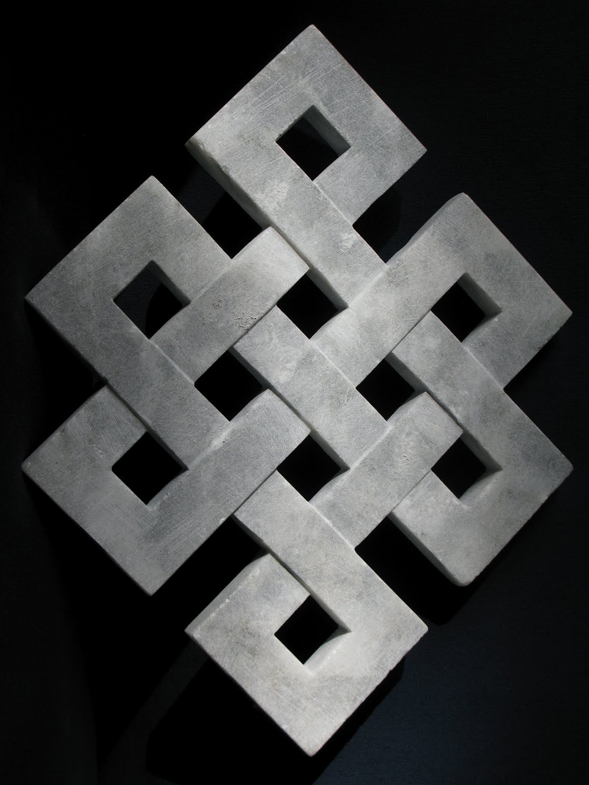 Elephin Stone Sculptures: Endless knot