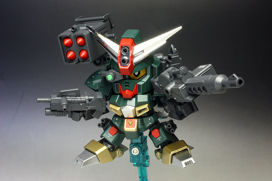 SD Legend BB Command Gundam painted build by zgmfxg
